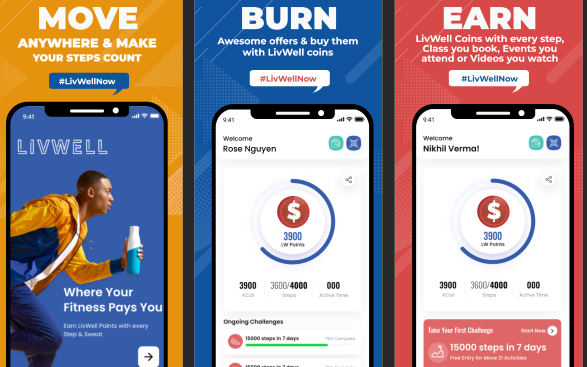 Đi bộ cũng kiếm được tiền với ứng dụng miễn phí LivWell